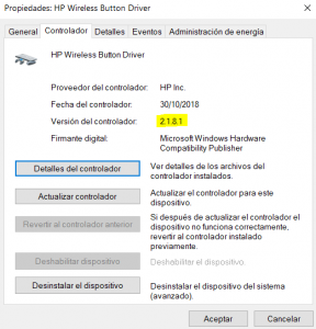 [Solucion] HP Inc.-HIDClass-10/30/2018 12:00:00 AM-2.1.8.1-Error 0x800703e3
